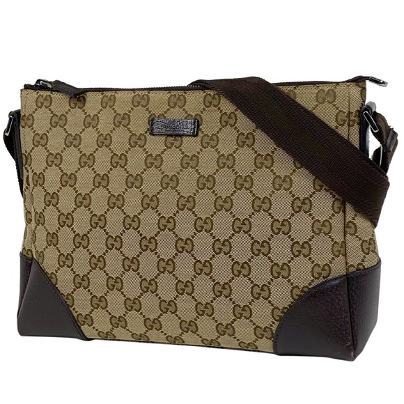 Gucci | Bags | Gucci Gg Pattern Shoulder Bag Gg Canvas Brown | Poshmark